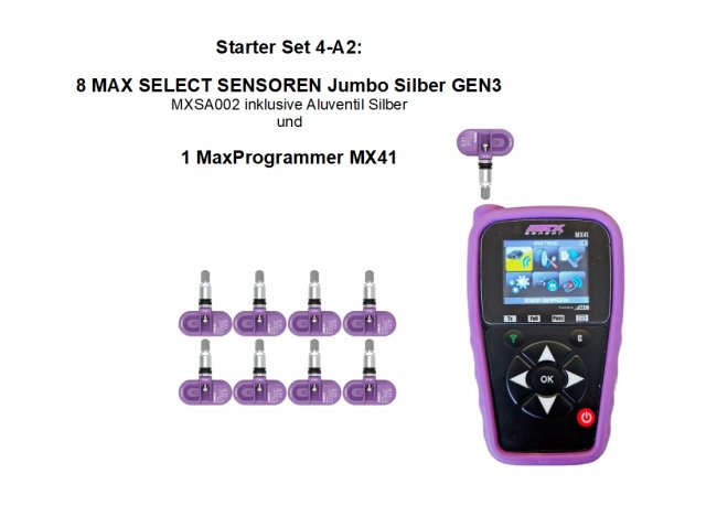 UniAuto Europe GmbH - Starter Set 4-A2 bestehend aus 8 MAX SELECT ...